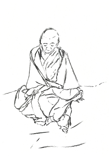 Life Drawings: The Folded Line | Lynne Forrester - Blog