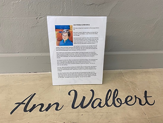 A New Name on the Floor: Ann Walbert | High Tide Studio & Gallery - Blog