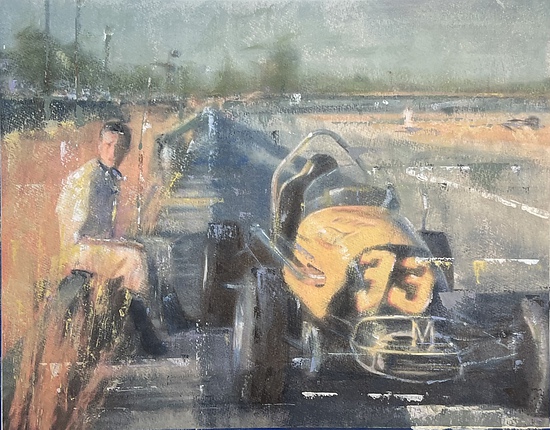 Painting a true American Legend, Mario Andretti | Robert Knapp - Blog