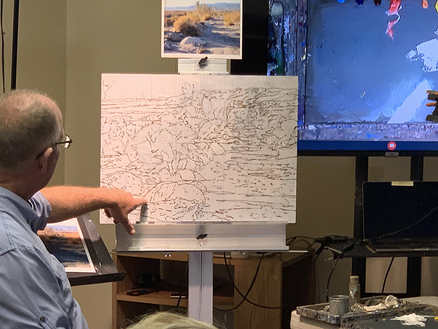Mark Kerckhoff Demo - September 19th, 2022 | Rancho Santa Fe Art Guild ...