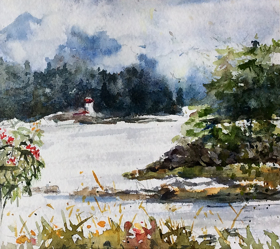 Lighthouse Across the Sound | Colleen Reynolds - Blog