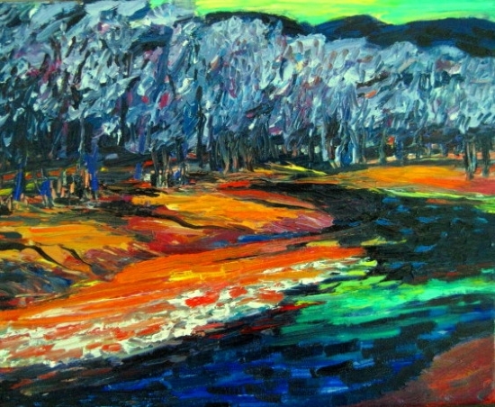 Painting an Expressionist piece | I'd Rather be Painting