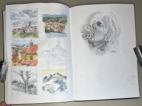 A look inside my sketchbook... | J Michael Gatlin - Blog