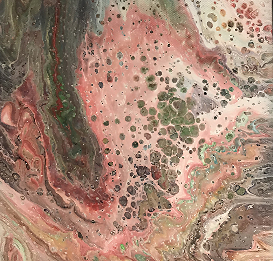 Pouring Liquid Acrylics