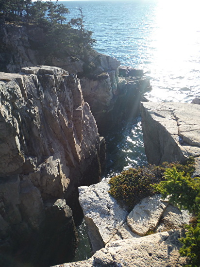 November 11, 2015 Where The Raven's Nest Is Located In Schoodic! Acadia ...