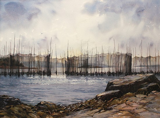 Weirs then and Now | Paintings by Poppy