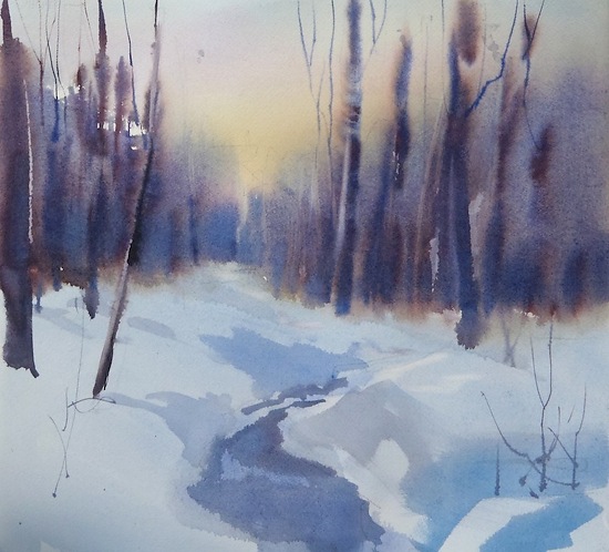 Sarah Yeoman Watercolor Demo-Video I | Light Painting