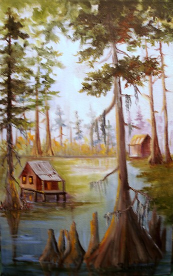 Cabins in the Bayou | Barbara Haviland - Blog