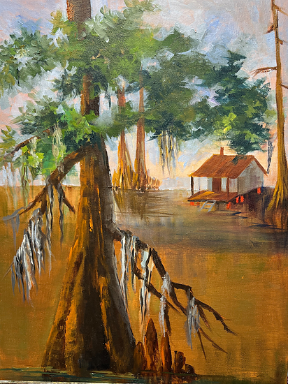Bayou with Cabin | Barbara Haviland - Blog