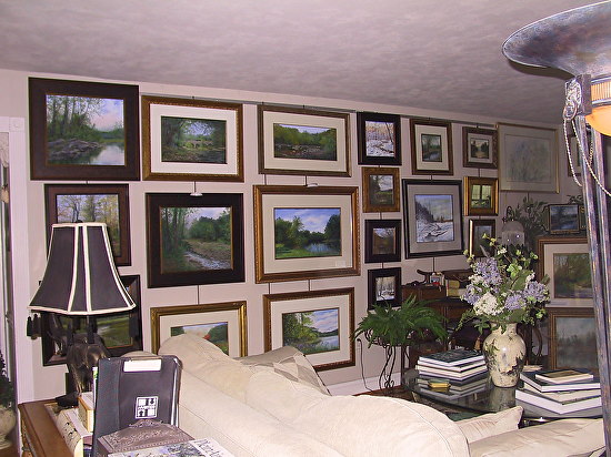 Studio/Gallery - Using the Walker Wall System | Sharing my Painted Journey