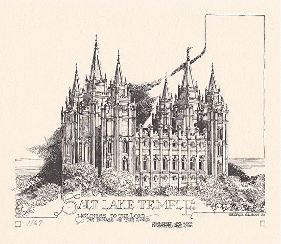 Architectural Religious Symbols on the LDS Salt Lake Temple | George ...
