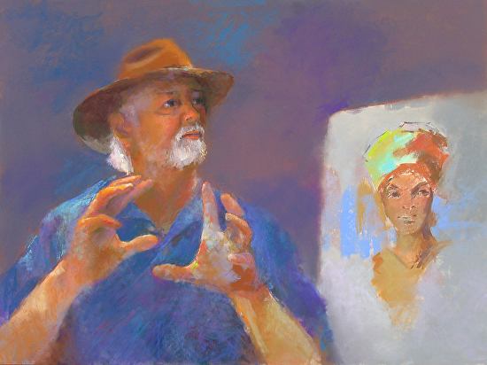 Story behind the Portrait - Interact with The Pastelist | Carolyn ...