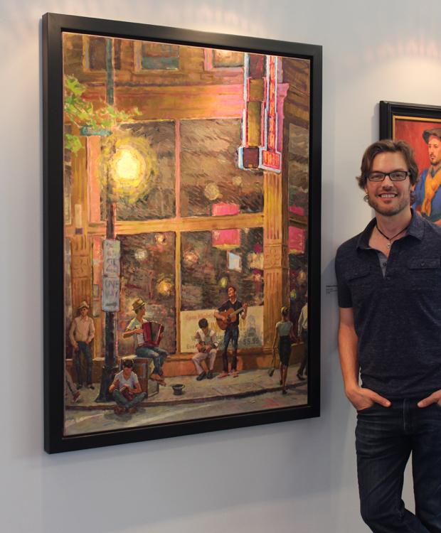 Available Painting Spotlight: Ballad on Broad Street | David Tanner - Blog