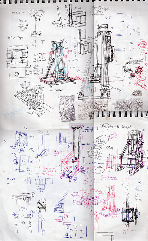 Custom easel that rotates, moves vertically and horizontally | scott ...