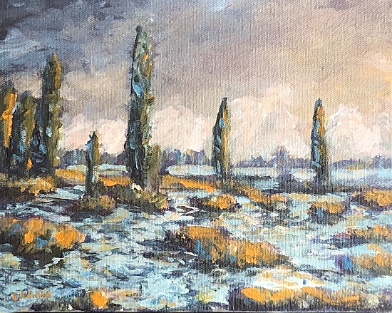 Artist Michael Cagno exhibits Marsh, Late August | Michael Cagno - Blog