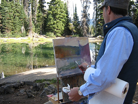 Painting with Ken Roth | Jolyn Wells-Moran - Blog