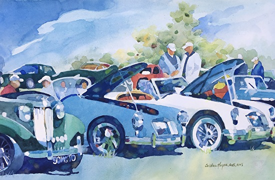 Award at the DWS Signature Members Show at the Art League of Ocean City ...