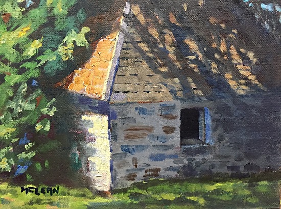 Springhouse, Sieben Ranch: a study in light and shadow | Jean McLean - Blog
