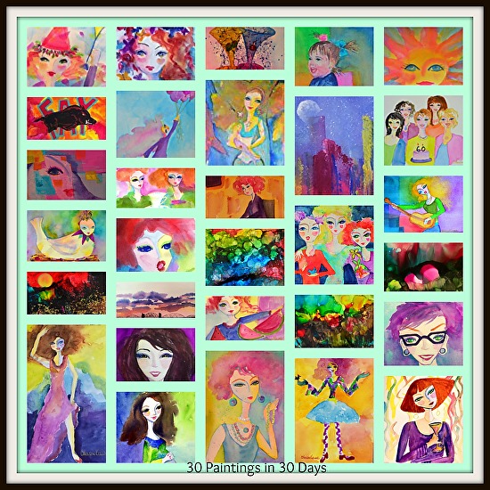 30 Paintings in 30 Days Retrospective | Cheryl Kellar - Blog