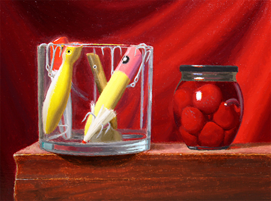 Lures and Preserves (process shot and color study) | Shawn Sullivan - Blog