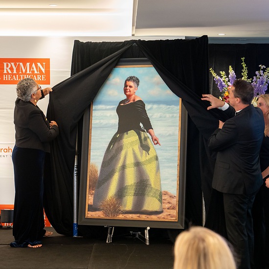 Unveiling of My Portrait of Deborah Cheetham at the Deborah Cheetham ...