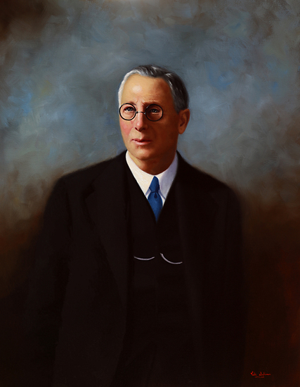 Portrait of John Flynn, founder of the Royal Flying Doctor Service ...