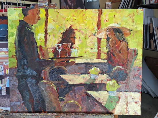 An Eze Cafe Easel Shot. | Karen Cooper - Blog