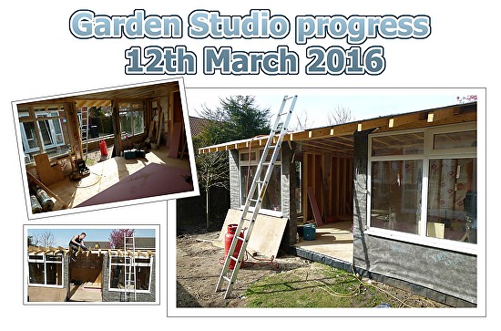 Garden Studio progress. | Graham Berry - Blog