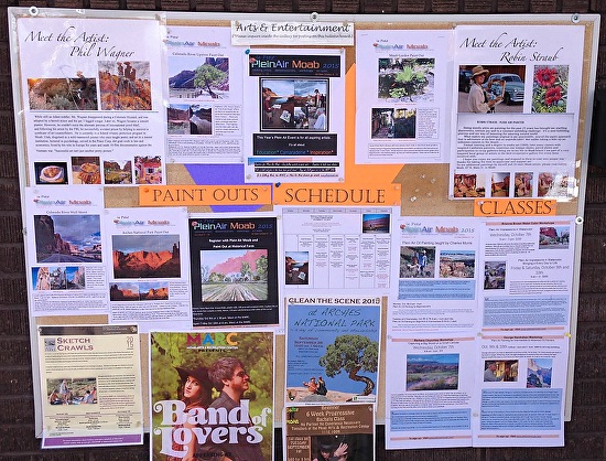 Gallery Moab Bulletin Board | Gallery Moab - Blog