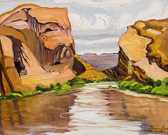 The elegance of a Robin Straub original oil painting! | Gallery Moab - Blog