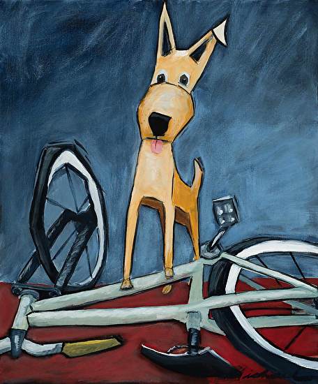 The Biker by Shari Michaud touches a heart! | Gallery Moab - Blog
