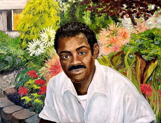 Portrait Commission: Ray's Garden oil painting | Nancy Klos - Blog