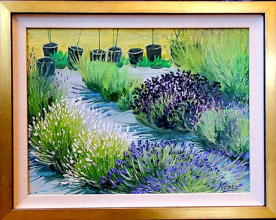 Test Garden-oil painting En Plein Air... | Nancy Klos - Blog