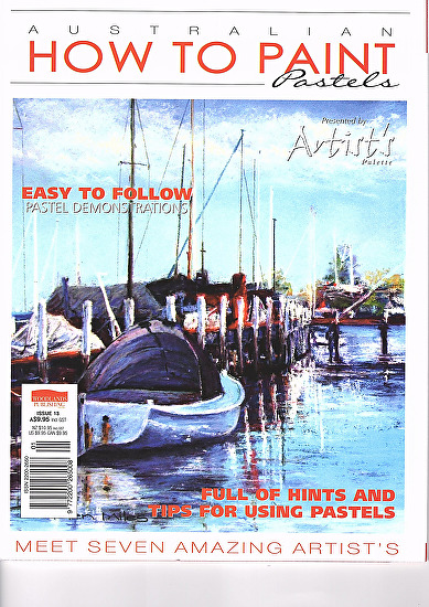 Surprise! Front page of Australian How To Paint Pastels Magazine ...
