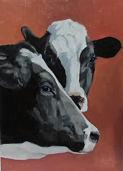 31 Paintings in 31 Days Holstein Heads 20 of 31 for May 2020 | A Fist ...