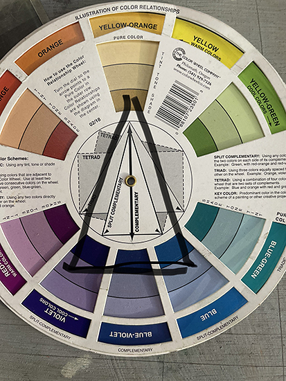 Spit-Complement Color Harmony Exercise | Pastel Poetry, paintings by ...