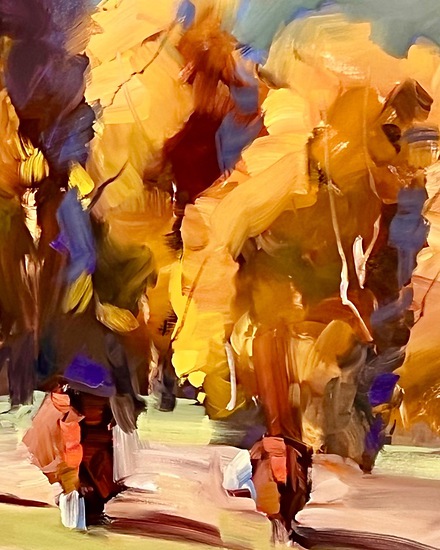 Painting fall trees | Doug Swinton - Blog