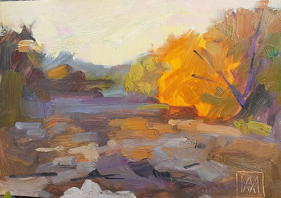 Swain's Lock October 26th | Washington Society of Landscape Painters - Blog