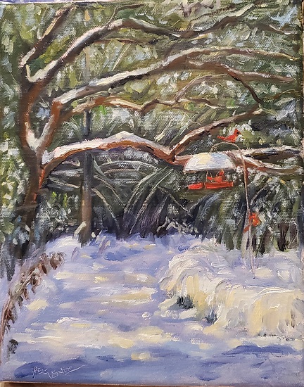 Peg's Perspectives 2025 #3 Snow, Birds | Peg Usner - Blog