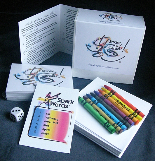 Stroke of Genius Card Game | Michelle Leivan Art Blog