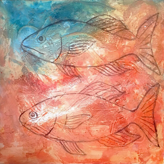 More in the Fish Series - WIP | Carol Santora - Blog