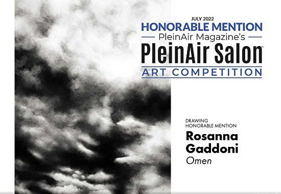 “Omen” has been awarded drawing HONORABLE MENTION in the PleinAir Salon ...